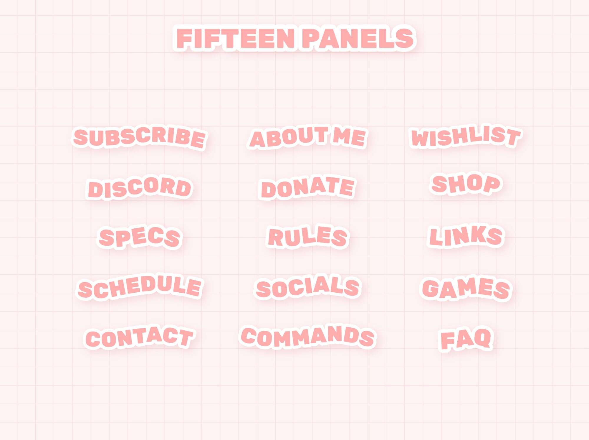 Pink and Green Stream Overlay Package for Twitch, Cute Windows Theme ...