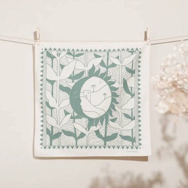 Screen Print Bandana - Etsy