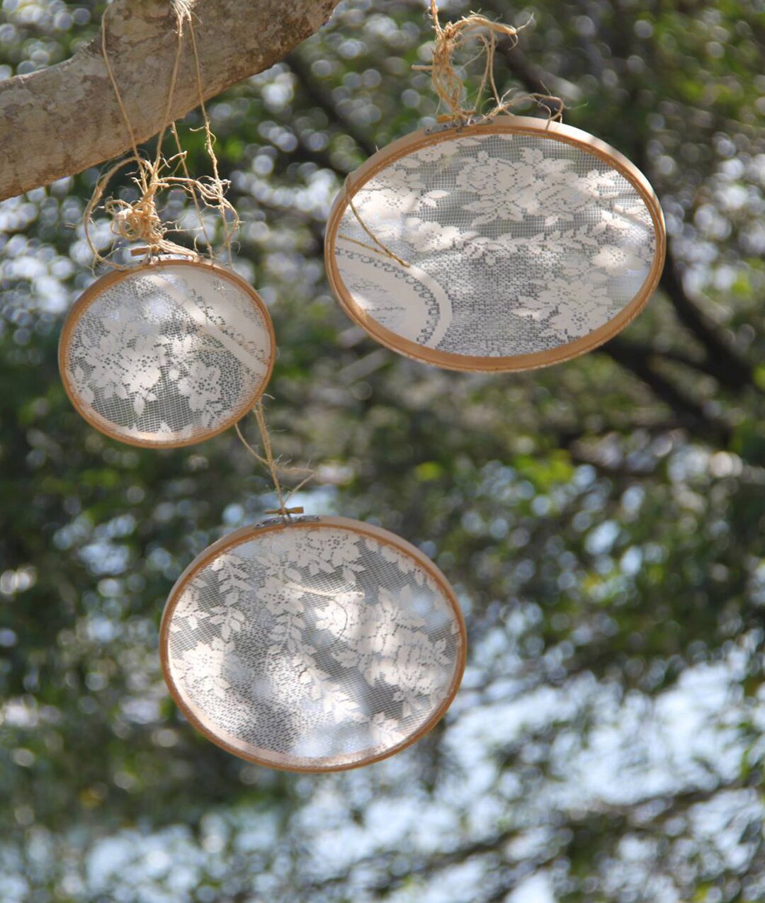 Vintage Lace Hanging Hoops - Etsy Australia