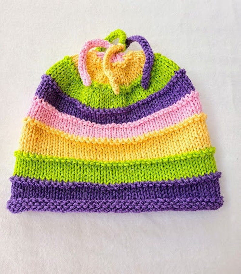 Easter Egg Beanie Easter Hat With Tassel Pastel Spring - Etsy
