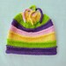 Easter Egg Beanie Easter Hat With Tassel Pastel Spring - Etsy