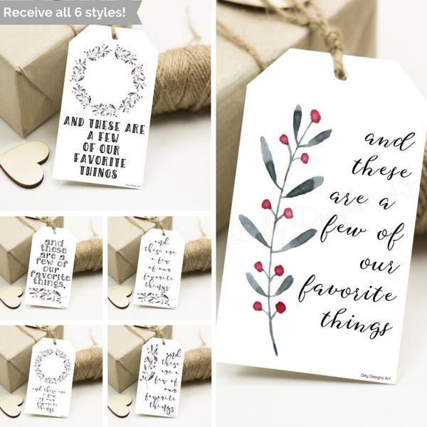 A Few of My Favorite Things Printable - Etsy