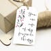 Printable Gift Tags, Christmas Gift Tags, YOU Are One of My Favorite ...