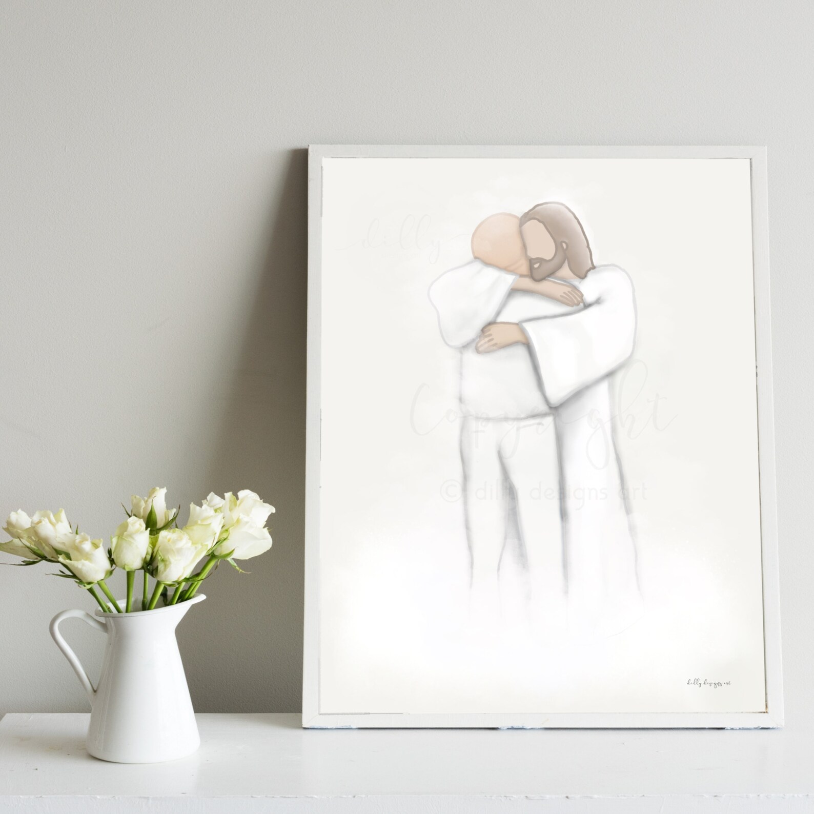 Funeral Artwork in Loving Memory Memorial Art Thoughtful - Etsy
