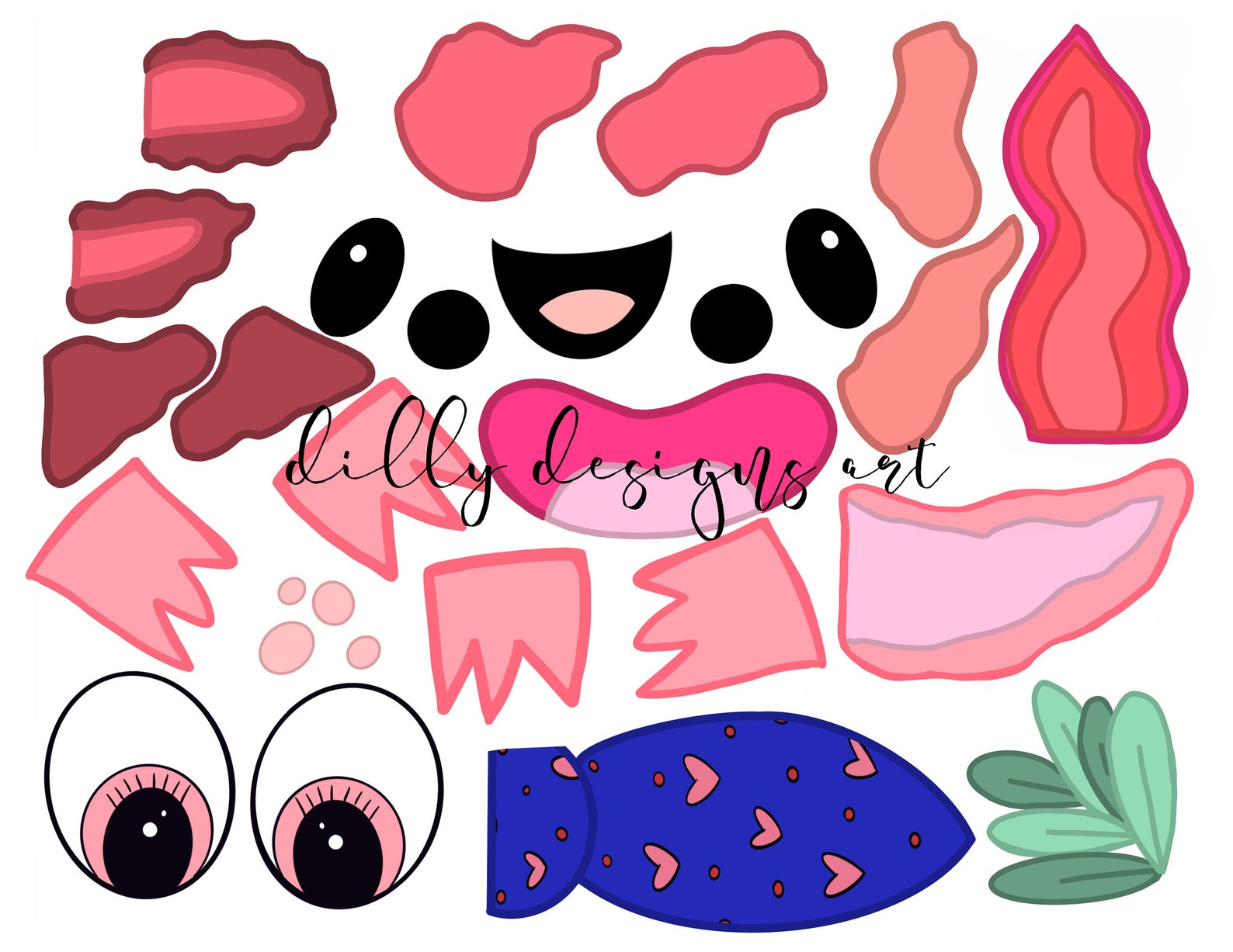 Axolotl Birthday Crafts Birthday Craft Printable Printable - Etsy