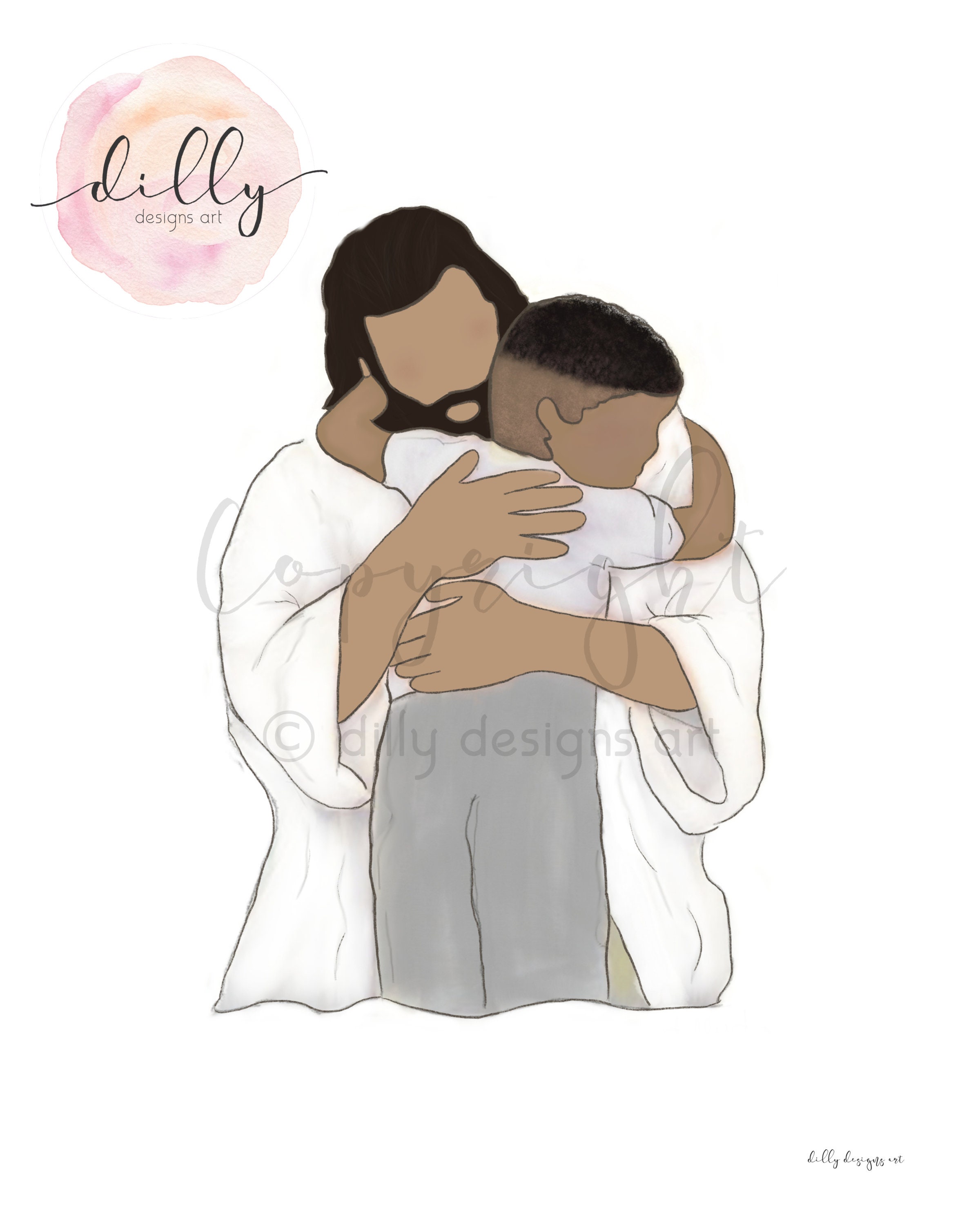 Jesus Christ Hugging Child Jesus and Black Boy Christian | Etsy Jesus Christ Hugging Child Jesus and Black Boy Christian | Etsy
