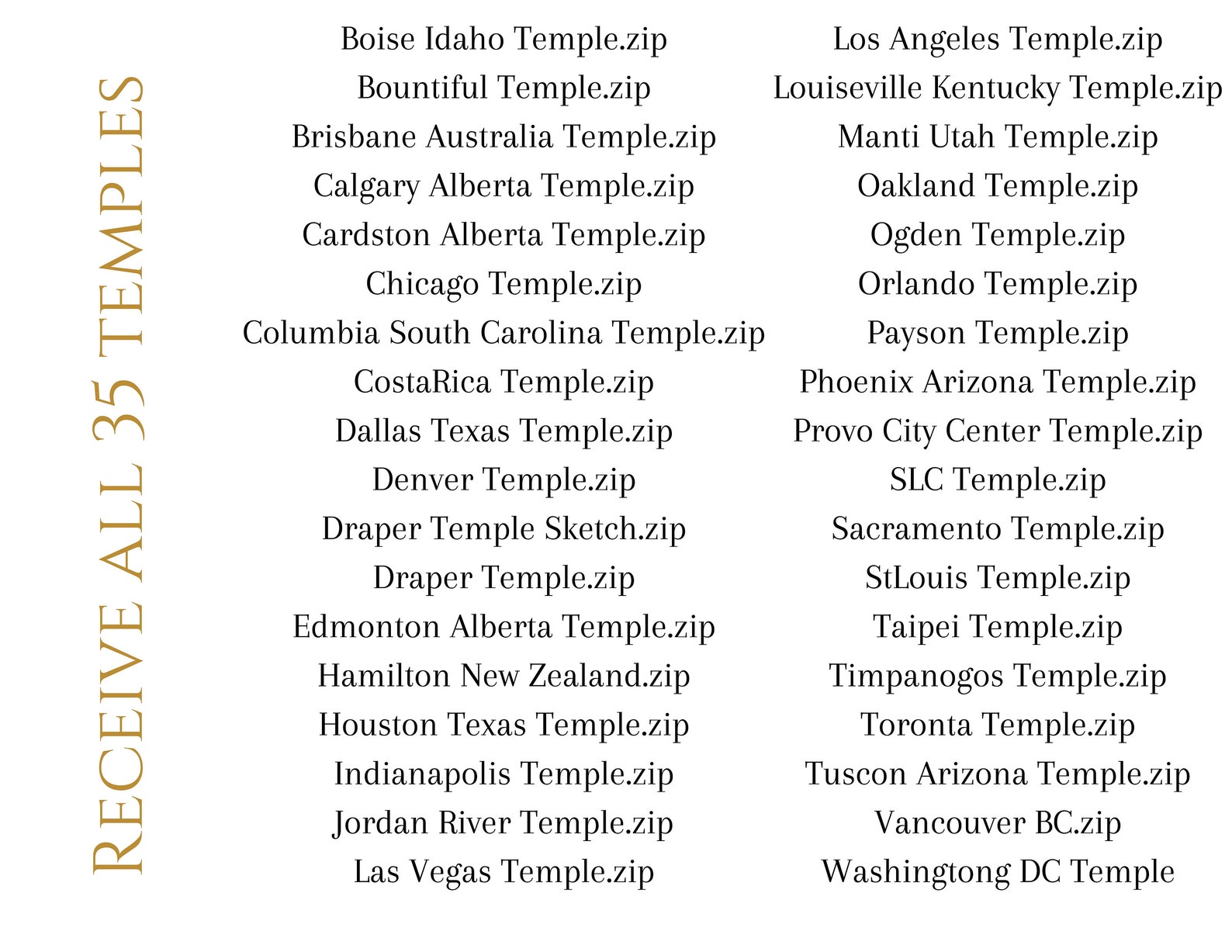 LDS Temple Bundle 35 Temple Printables Art Printables - Etsy