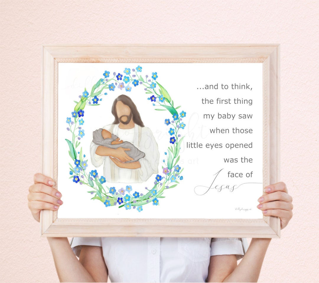 Angel Portrait, Parent Loss Gift, Memorial Portrait, Angel Baby ...
