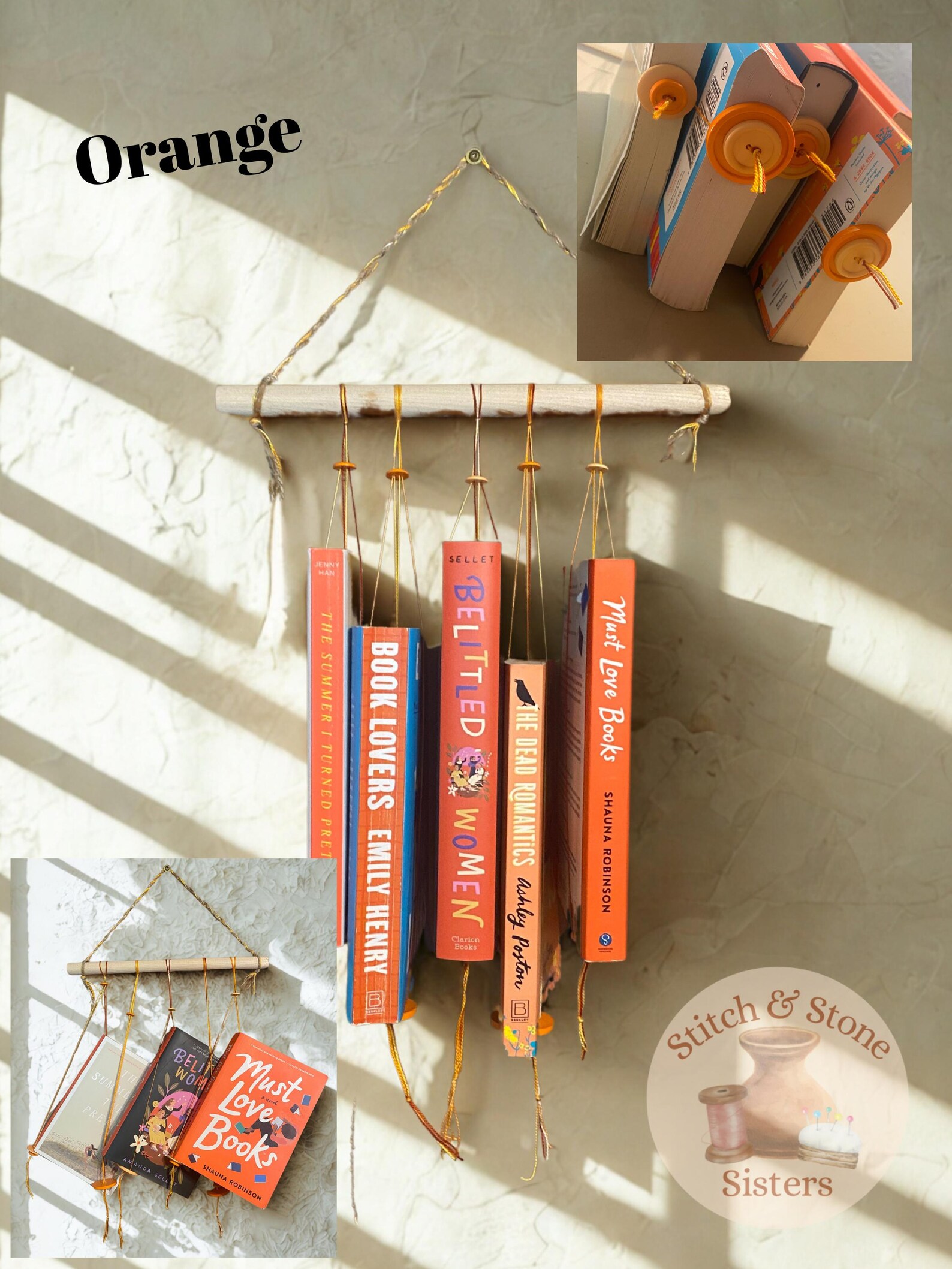 Hanging / Floating Bookshelf and Display - Etsy