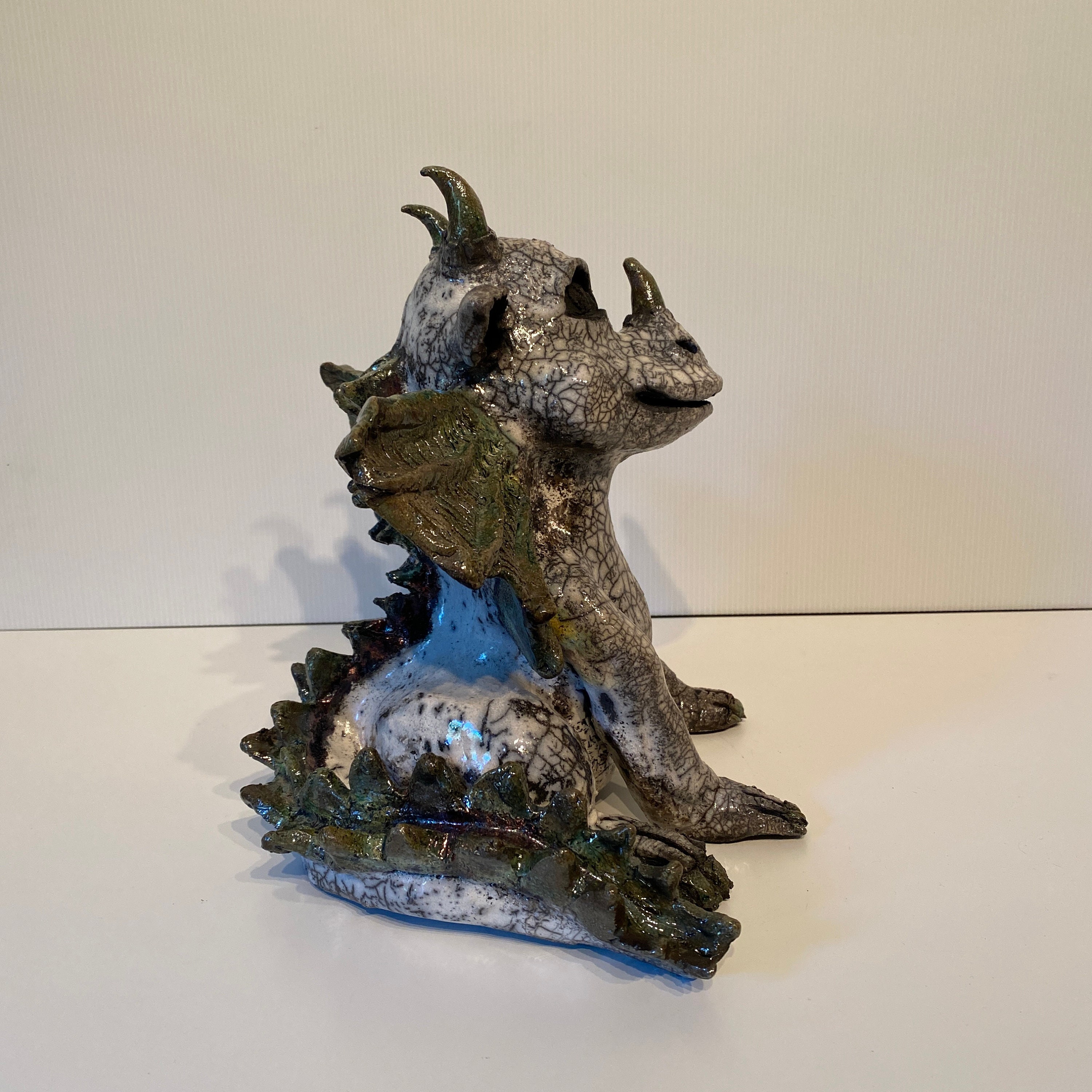Céramic Raku Baby Dragon - Etsy