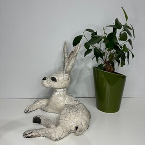 Céramic Raku the Wild Rabbit - Etsy UK