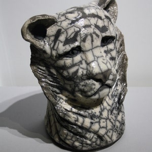 Céramic Raku the Tiger - Etsy