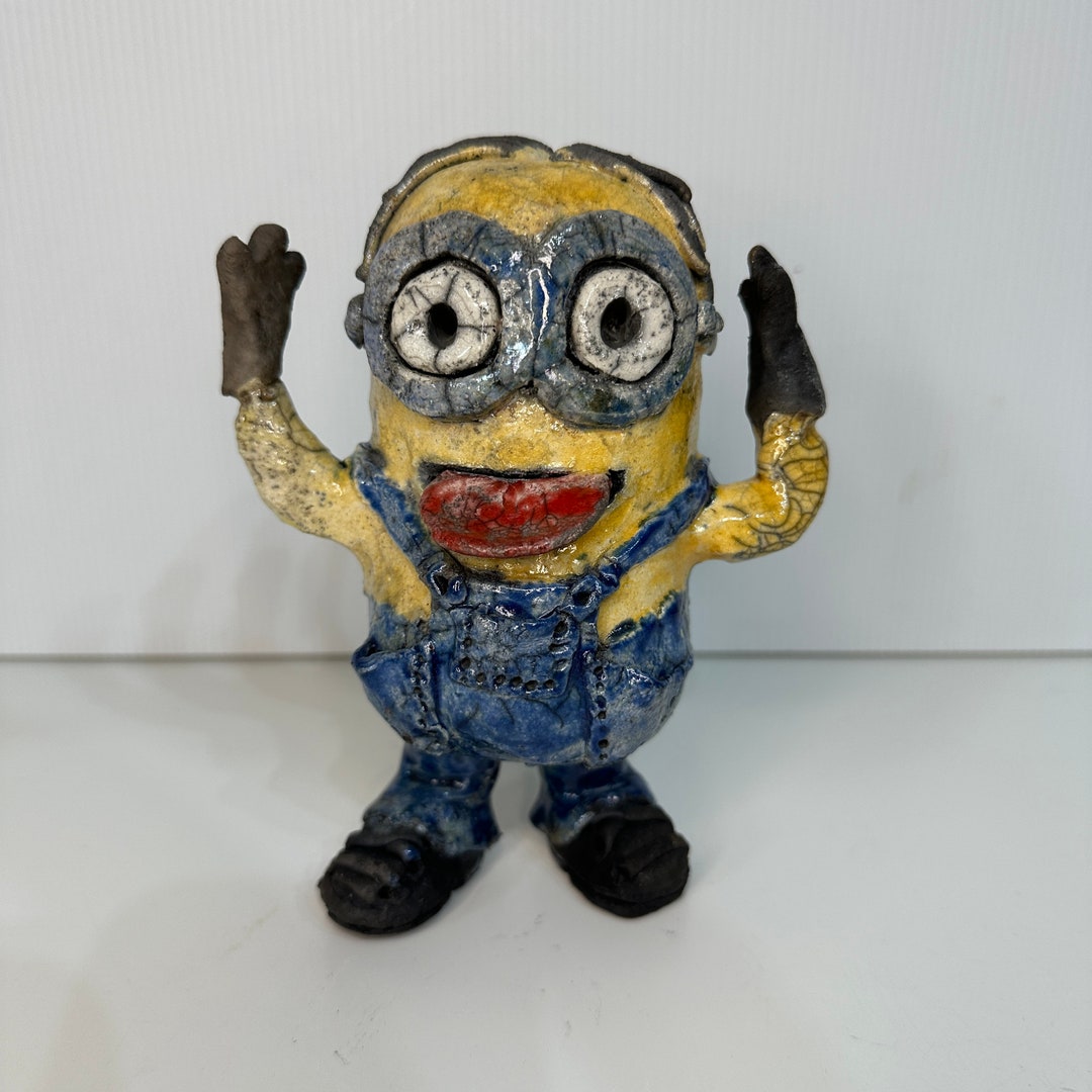 Céramic Raku Minion - Etsy