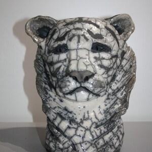 Céramic Raku the Tiger - Etsy