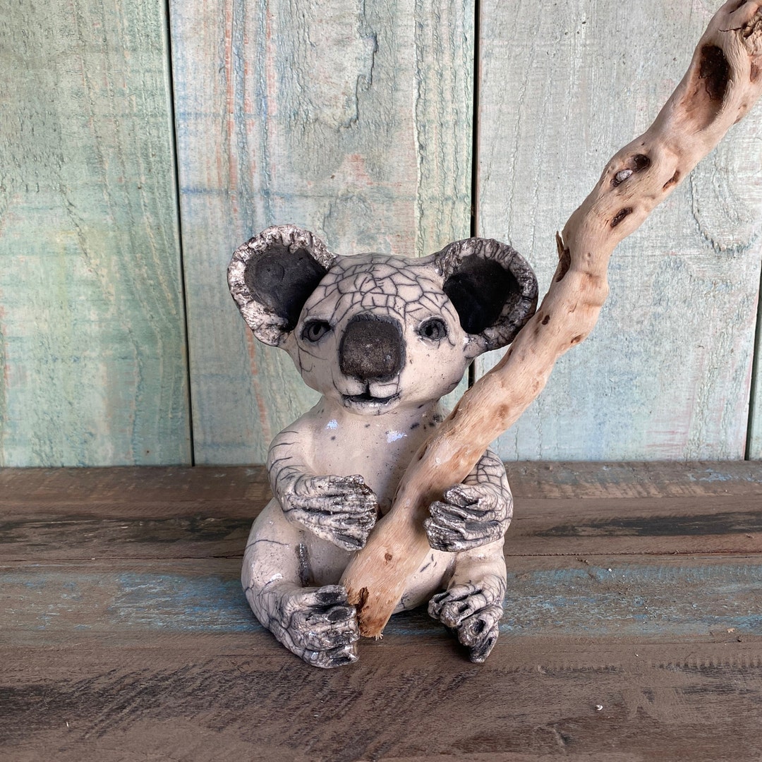 Céramic raku Koala - Etsy France