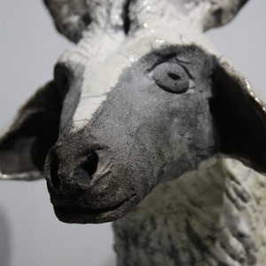 Céramic Goat Raku - Etsy