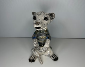 Céramic Raku the Tiger - Etsy