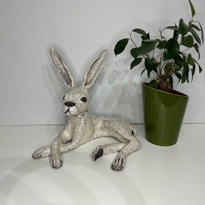 Céramic Raku the Wild Rabbit - Etsy UK