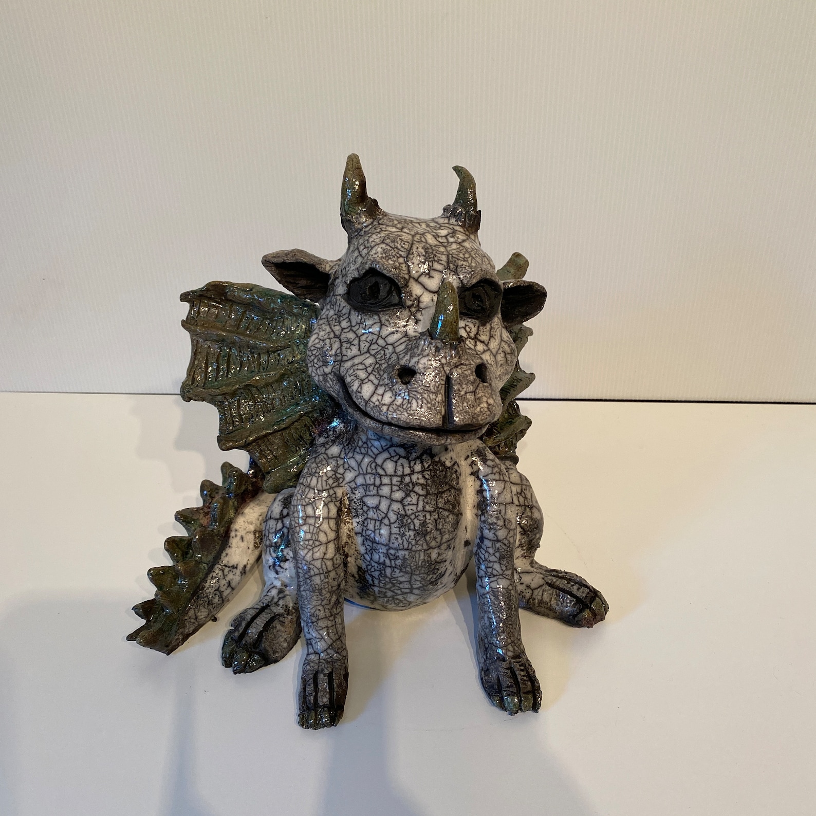 Céramic Raku Baby Dragon - Etsy