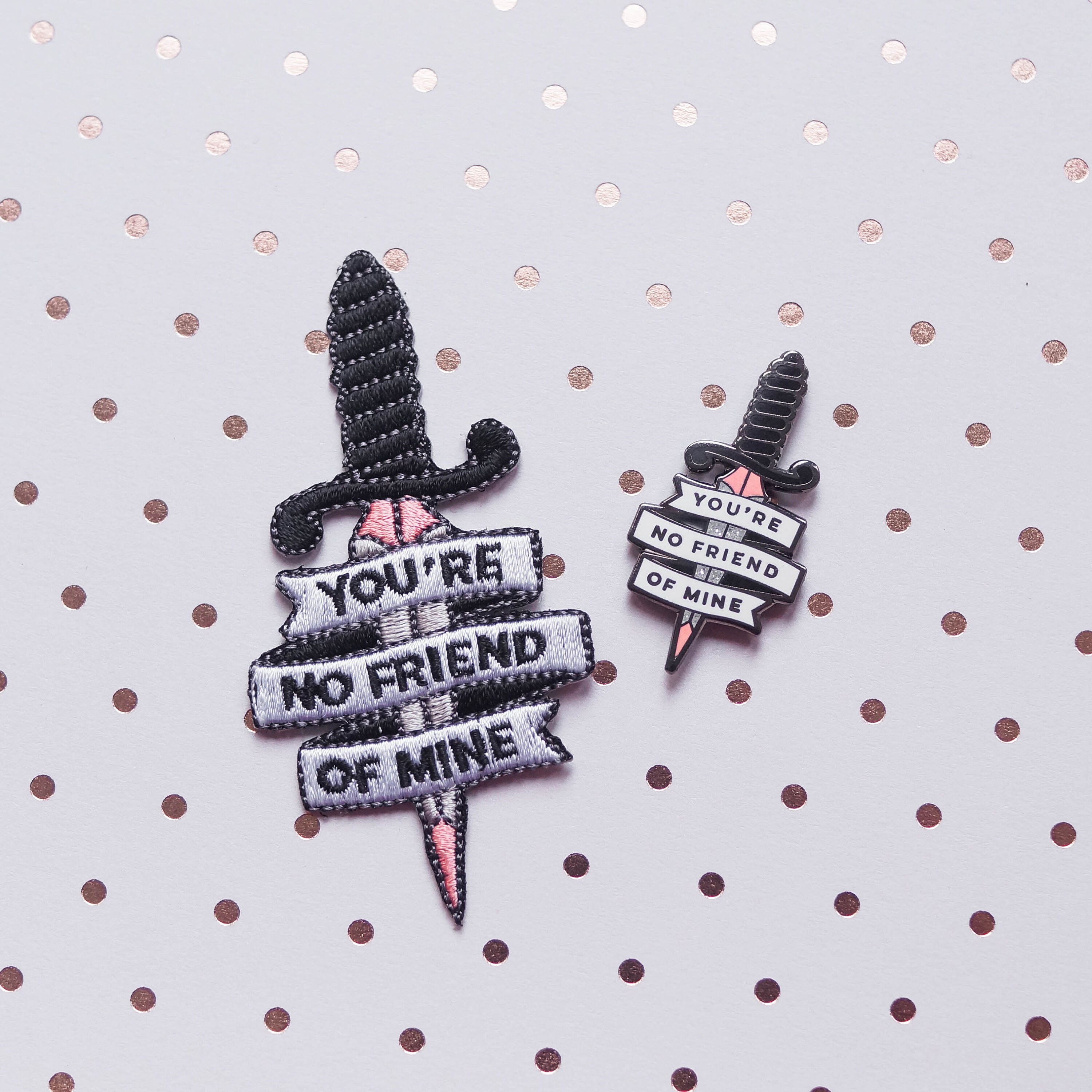 No Friend Hard Enamel Pin - Etsy UK