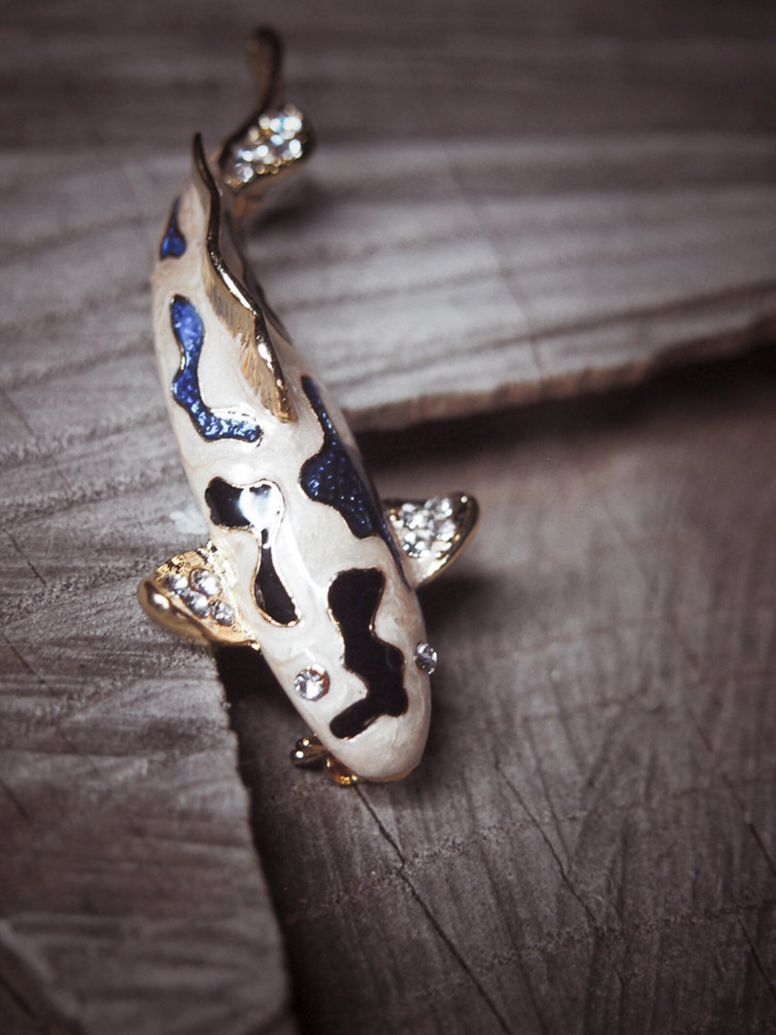 Sparkle Fish Brooch antique vintage styled bridesmaid | Etsy