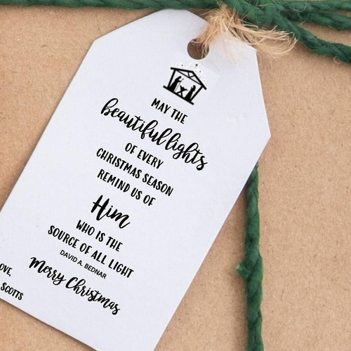 Christmas Nativity Gift Tag Religious Christmas Gift Tags - Etsy
