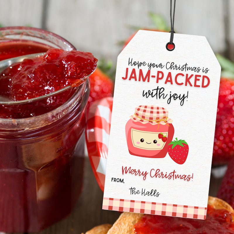 Holiday Jam Labels - Etsy