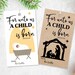 The Snowflake Poem Christmas Tag | Christ-centered Christmas | Editable ...