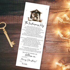 The Innkeepers Key Christmas Poem | Christ-centered Christmas ...
