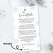 The Snowflake Poem Christmas Tag | Christ-centered Christmas | Editable ...