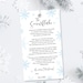 The Snowflake Poem Christmas Tag | Christ-centered Christmas | Editable ...