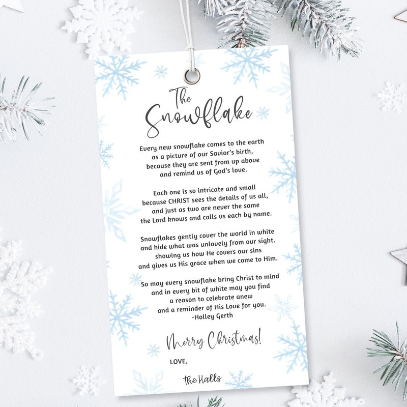 Snowflake Gift Tags - 60+ Gift Ideas for 2025
