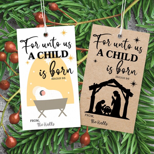 Scripture Gift Tag - 60+ Gift Ideas for 2023