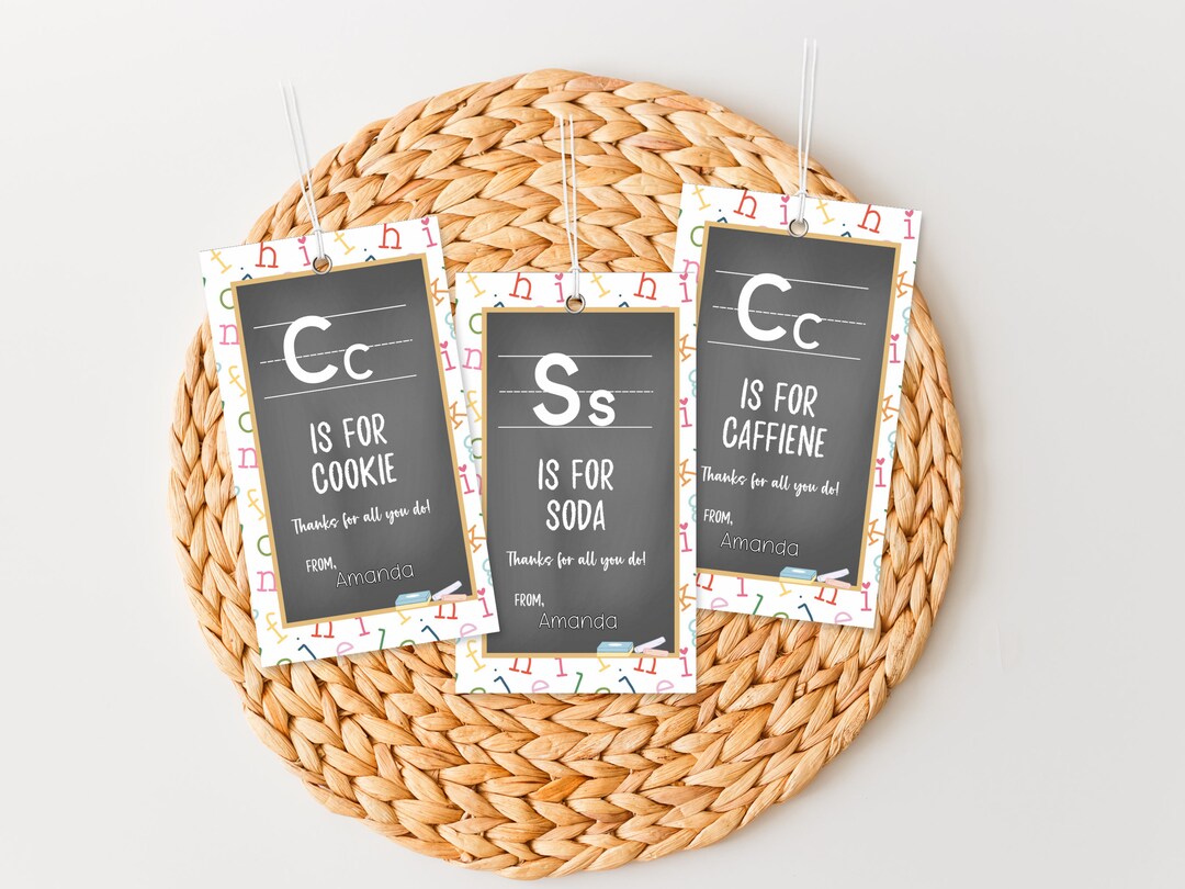 Teacher Appreciation Gift | Teacher & School Staff Gifts | Alphabet ...