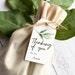 Thinking of You Tag Sympathy Gift Tag Flower Gift Tags Friend Gift Tag ...