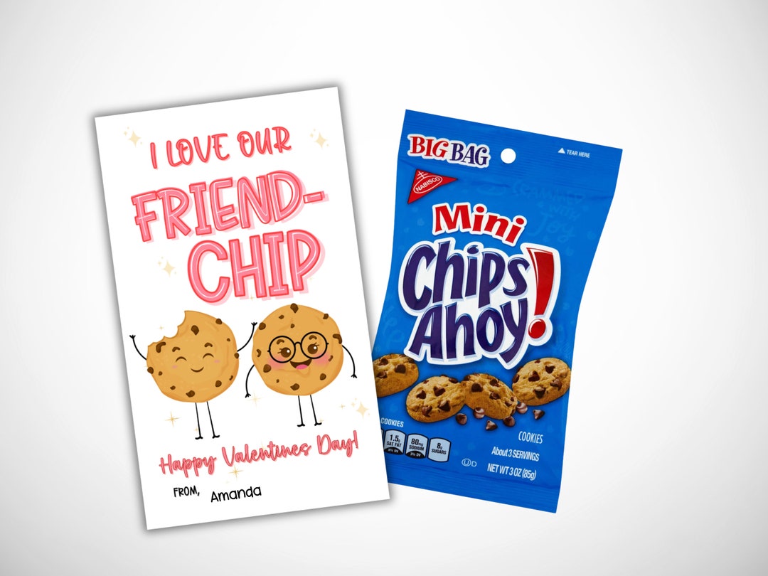 Printable Valentines Card | I Love Our Friend Chip Valentine ...