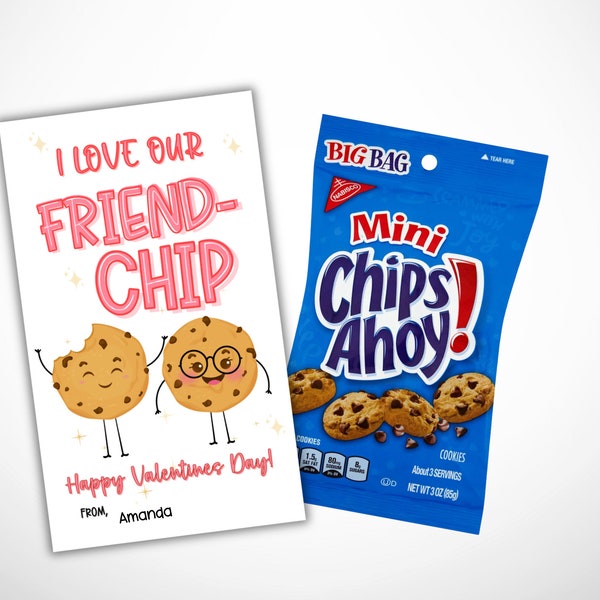 I Love Our Friend Chip Valentine - Etsy