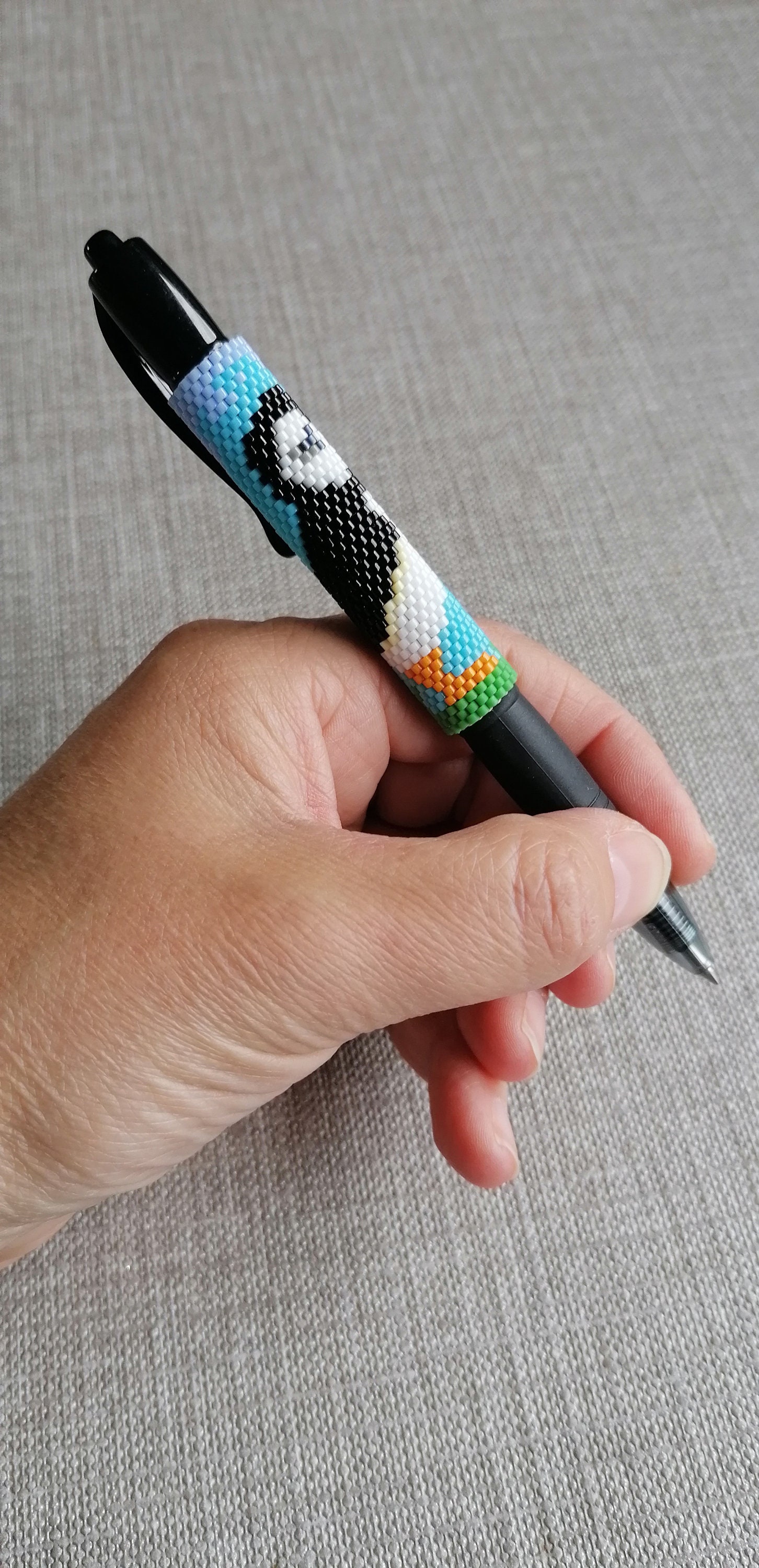 Summer Puffin Peyote Pen Wrap Pattern Pdf - Etsy