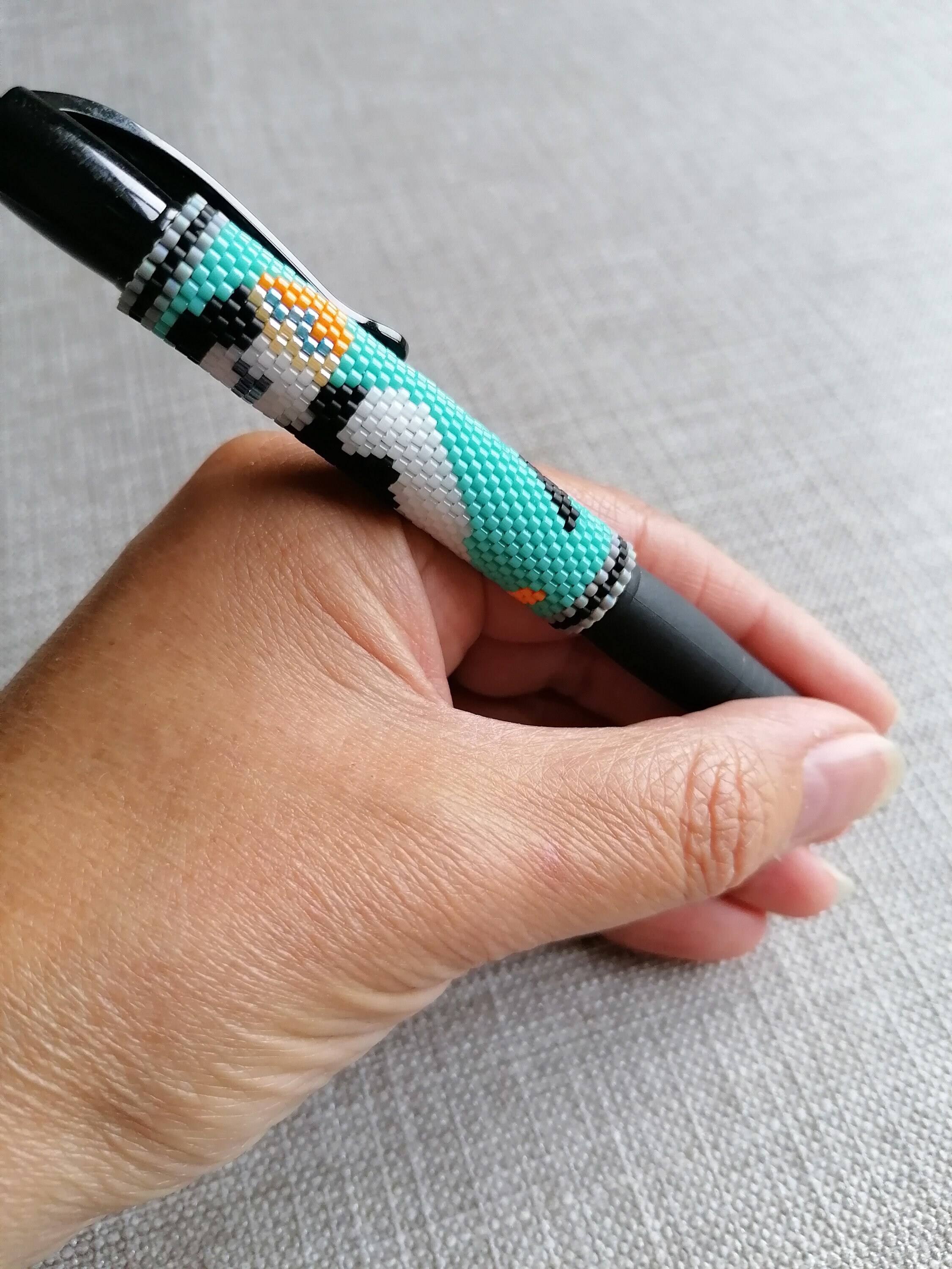 Peyote Pen Wrap PUFFIN Pattern PDF - Etsy