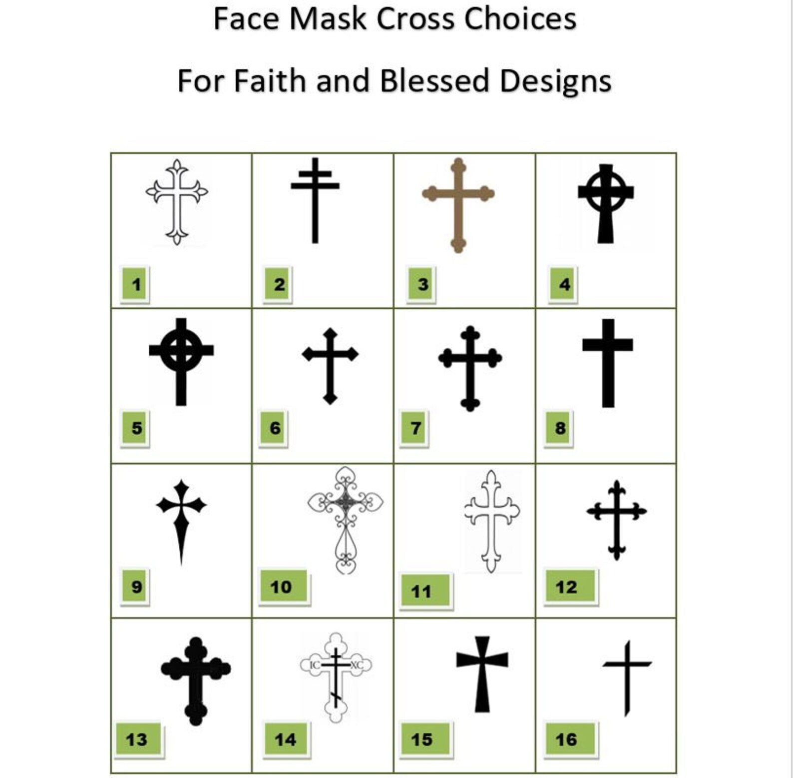 Faith Face Mask Hand-Painted Cotton Face Mask 3 Ply Face | Etsy