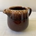 Vintage USA Brown Drip Pitchers 8 Ounces Sold Separately - Etsy