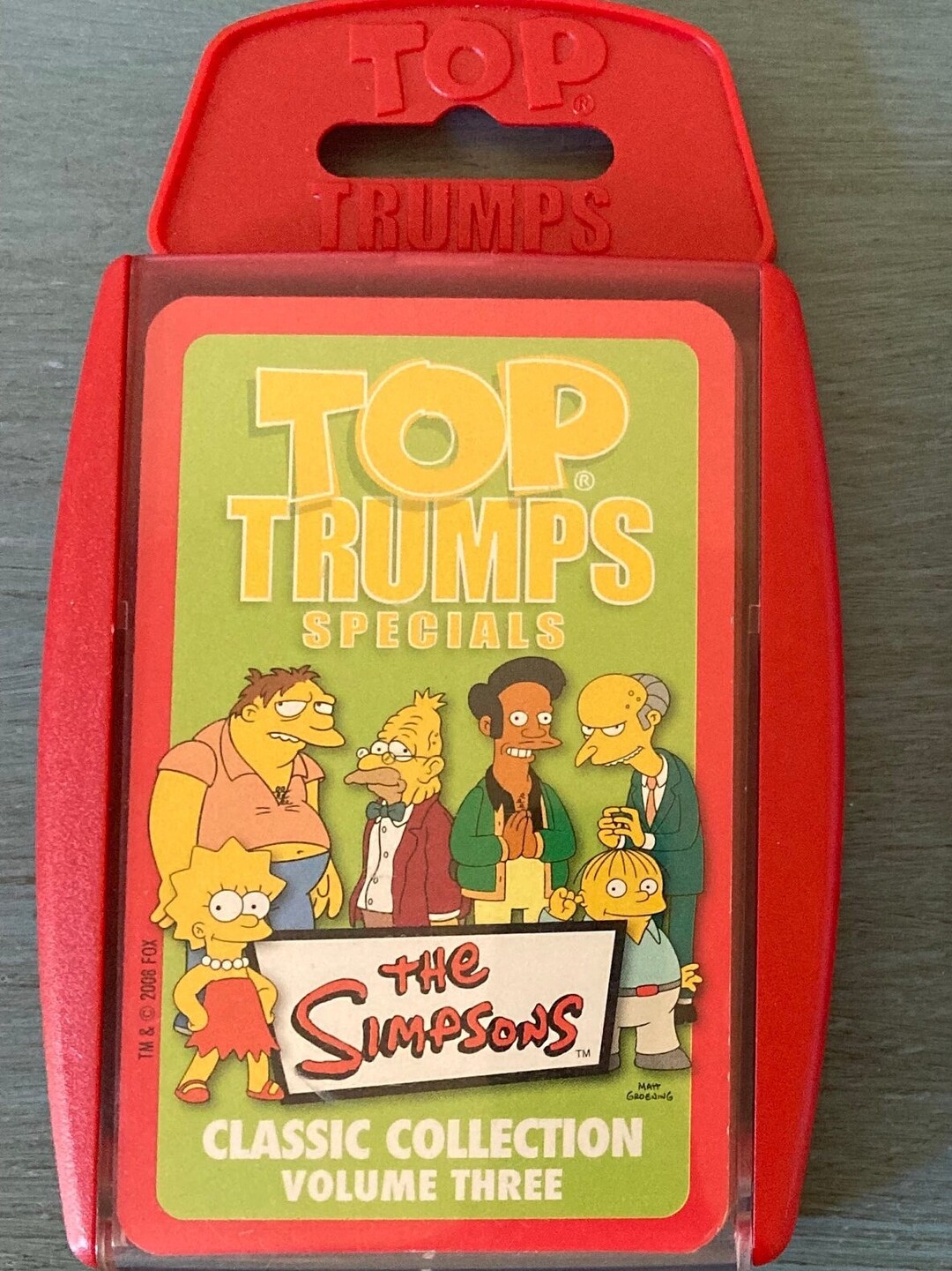Top Trumps Simpsons Classic Collection Volume 3 Collectible Cards - Set ...