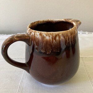 Vintage USA Brown Drip Pitchers 8 Ounces Sold Separately - Etsy