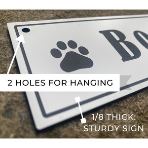 Custom Dog Crate Tags Pet Name Gift Engraved UV Stable Weather Proof 7 ...