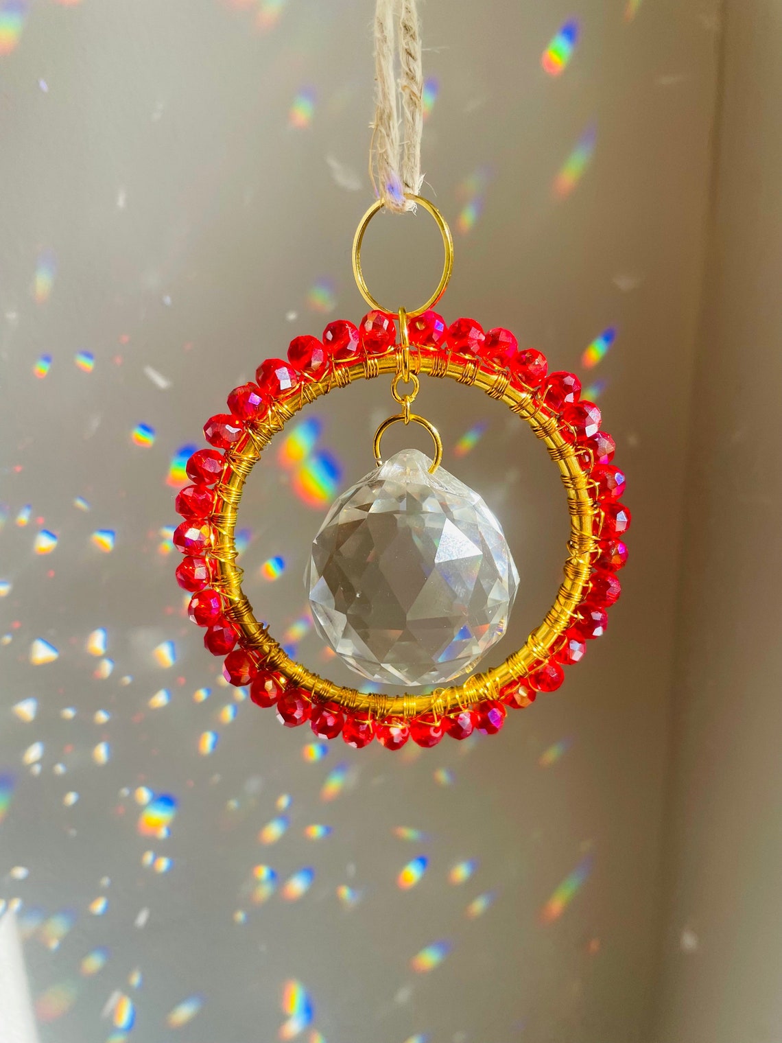 Magical Crystal Suncatchers, Light Catcher, Boho Decor, Window Prism ...