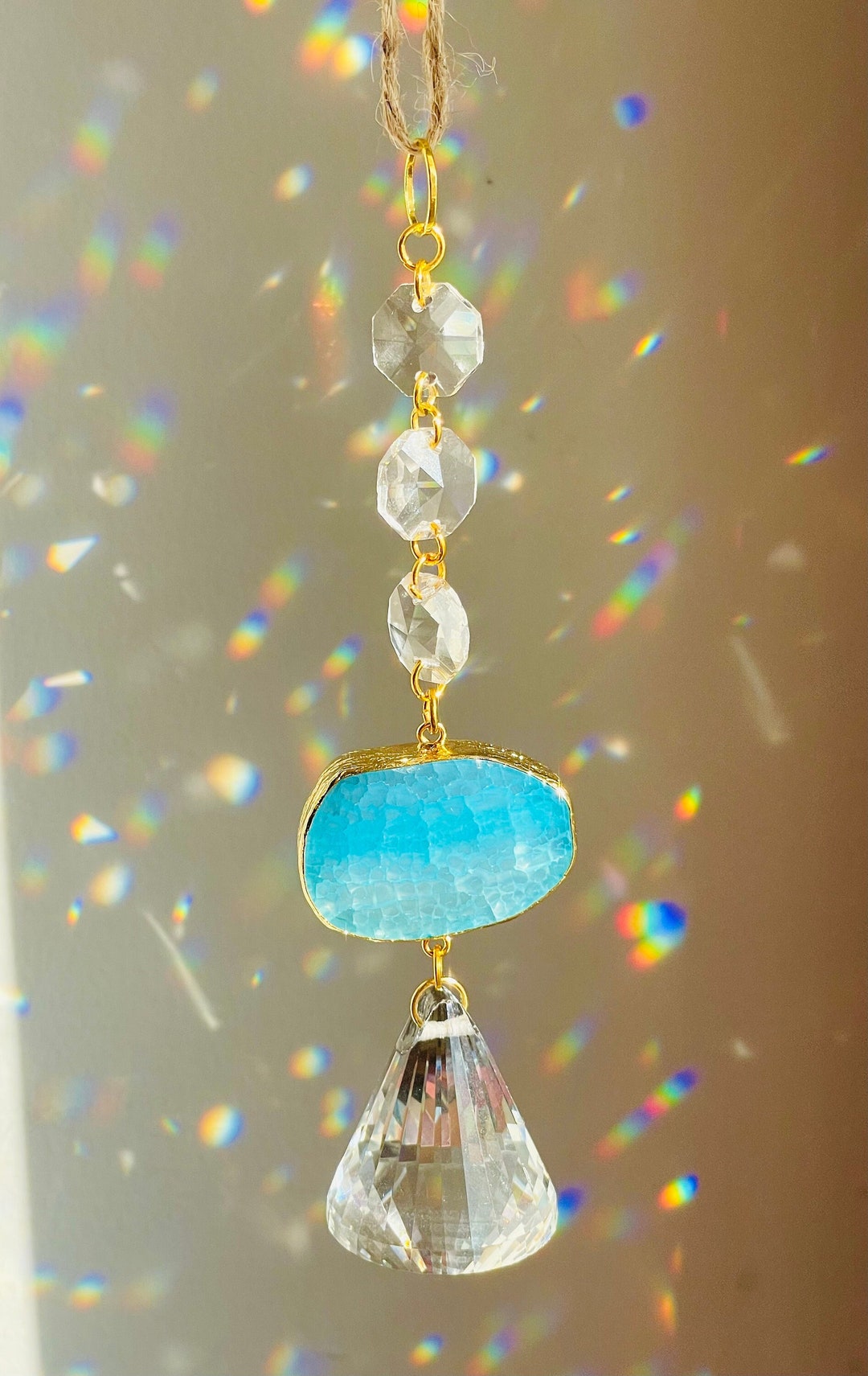 Magical Crystal Suncatchers, Light Catcher, Boho Decor, Window Prism ...