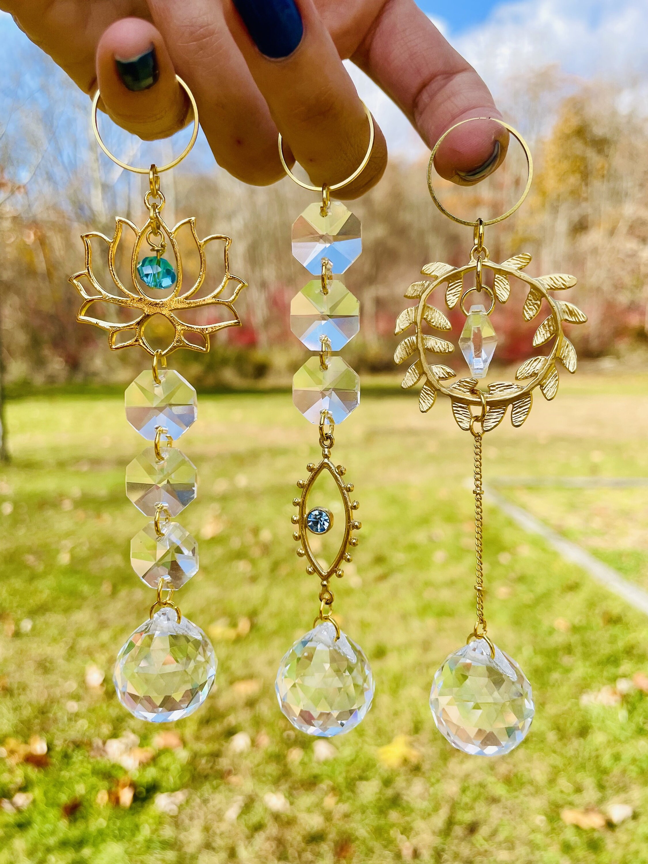 Magical Crystal Suncatchers Light Catcher Boho Decor Window - Etsy