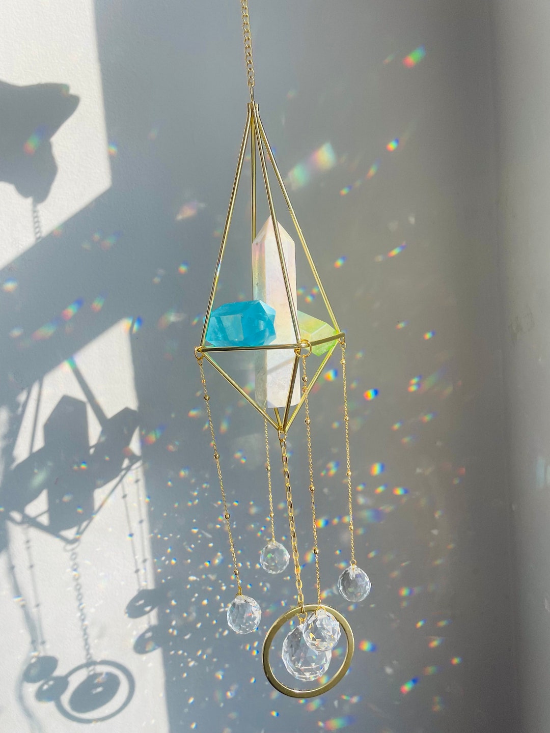 Magical Crystal Suncatchers, Light Catcher, Boho Decor, Window Prism ...