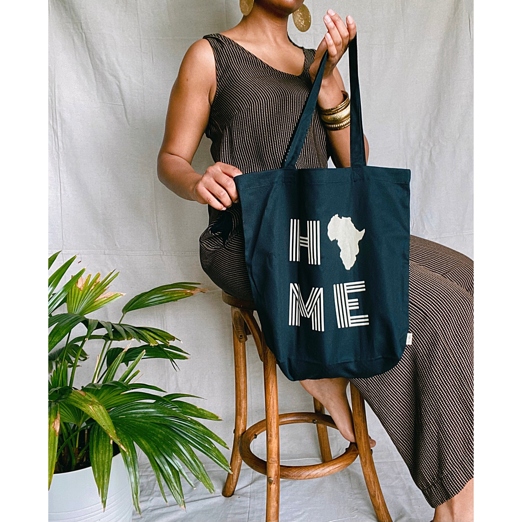 Reusable Africa Tote Bag // Canvas Bag // Africa Market Bag // Afro ...