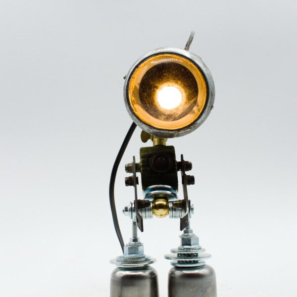 Vintage Robot Lamp - Etsy